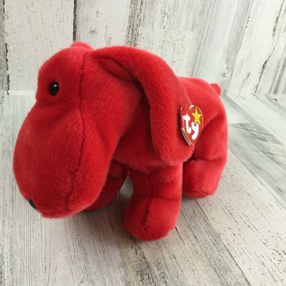 Ty | Toys | Ty Beanie Buddy Buddies Rover The Dog Red Beanbag Plush Toy ...
